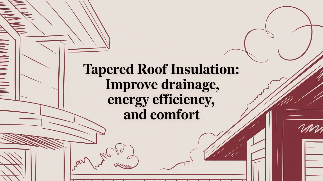 Tapered Roof Insulation: A Guide to Drainage, Energy Efficiency, and Longevity