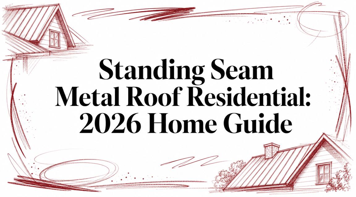 Standing Seam Metal Roof Residential: 2026 Home Guide